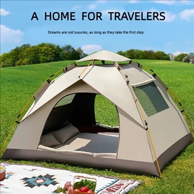 3-4 Person Outdoor Folding Tent Quick Automati Opening Self