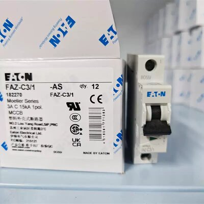 议价穆勒FAZ-C3/1高分断型断路器UL1077认证CSA认证齐全