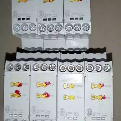议价｛议价｝MOELLER穆勒延时继电器 ETR4-11-A共7只，ET
