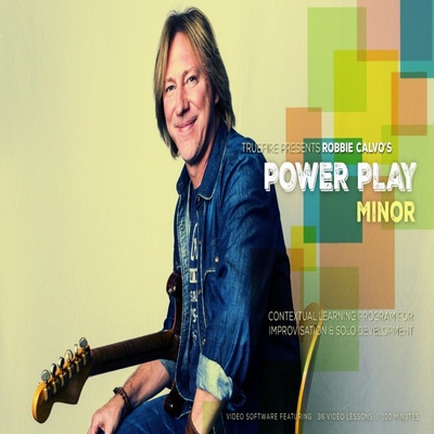 TrueFire Power Play Minor Robbie Calvo 吉他小调音阶即兴创作
