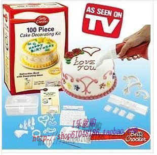 烘焙DIY工具 Betty Crocker 蛋糕裱花器、翻糖装饰模型套装