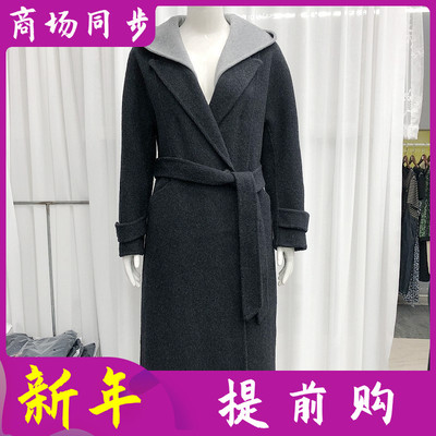 梦语涵双面呢羊绒大衣女毛呢外套