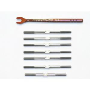 ARROWMAX Turnbuckle Set for Xray XB4 (Titanium)AM-031004