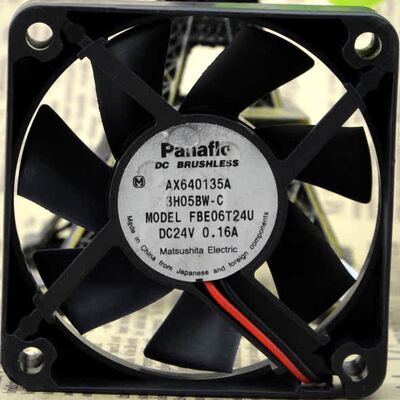原装日本Panaflo 6015 FBE06T24U DC24V 0.16A变频器散热风扇