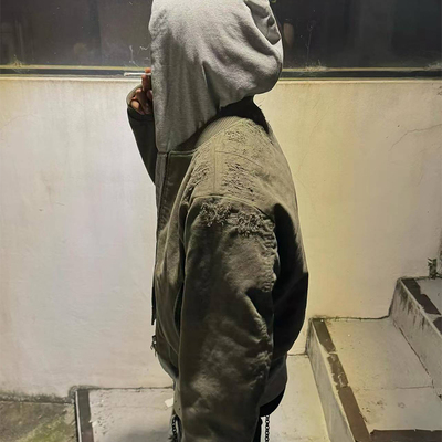 emostanceclub鼬鼠皮夹克外套