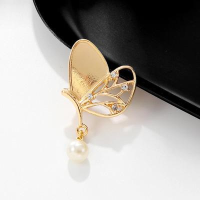 蝴蝶小众珍珠流苏衣饰配饰设计感