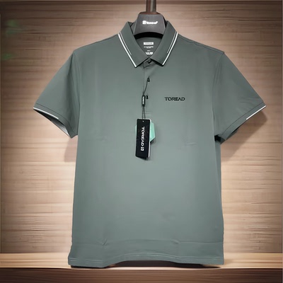探路者POLO衫短袖翻领t恤速干