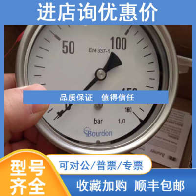 法国BOURDON-HAENNI压力表MEX5系列
