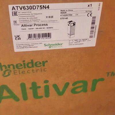 议价Atv630d75n4 75Kw Frequency Converter 380480适用