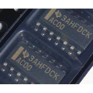 SN74AC00DR 丝印AC00 窄体贴片SOIC-14 全新原装TI可直拍74AC00