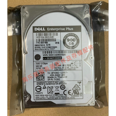 DELL HUC101890CSS204 0FH3H2 900G 10K 2.5 SAS 12Gb EQ存储硬盘