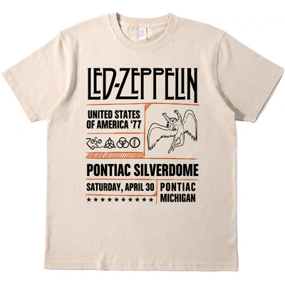 短袖bf男女情侣T恤音乐节