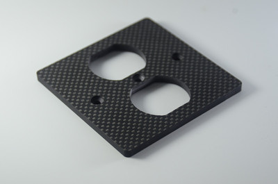 碳纤维音响插座面板美标插座面板