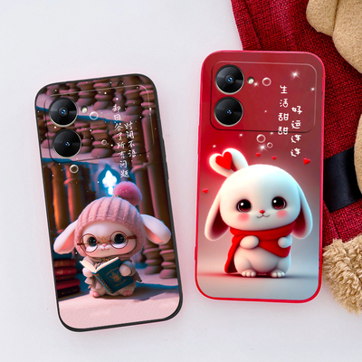 适用于realmeRMX3618硅胶手机壳卡通小龙人创意男女真我V30t硅胶