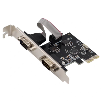 PCI PCIE PCI-E转9针RS232串口卡 WCH芯片 WCH351Q WCH382