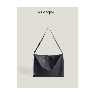 makisepop原皮TR nan shoulder单肩包row2025新款单肩腋下包翻盖