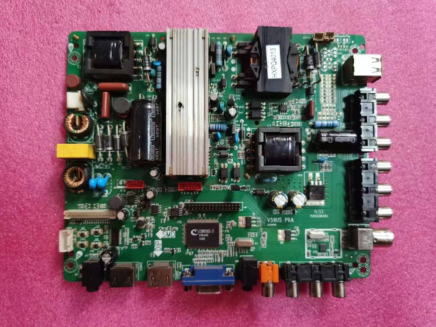 原装V59US P6A主板40-75寸电视三合一驱动板通用TP.VST59S.PC815_虎窝淘
