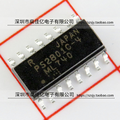 PS2801C-4-F3-A 贴片光电耦合器 SOP16 原装正品 PS2801C-4