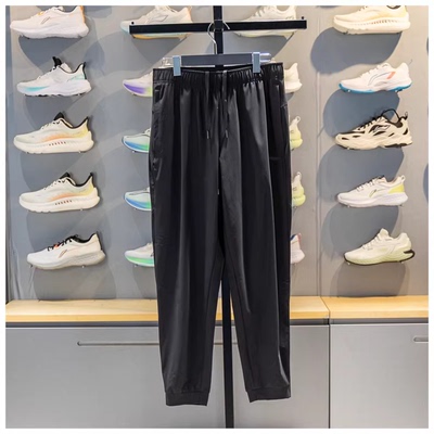 李宁运动裤男子2026夏季新款健身系列速干凉爽针织卫裤 AKYW045