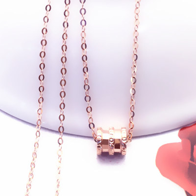 女士紫金项链俄罗斯小蛮腰套链