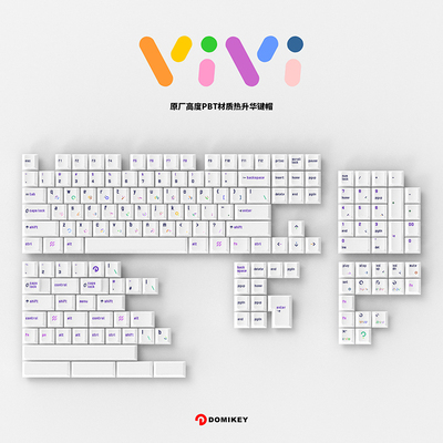 DomikeyVIVI键帽PBT原厂