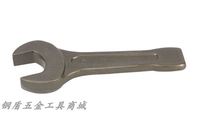 钢盾重型开口敲击扳手S019501-S019517 单头开口扳手呆扳手