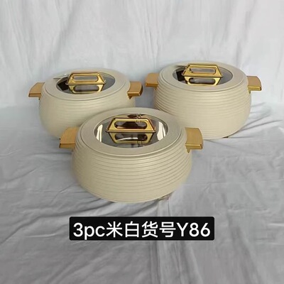 Food Warmer Container新款热销外贸跨境3PCS保温饭盒3L-4L-5L