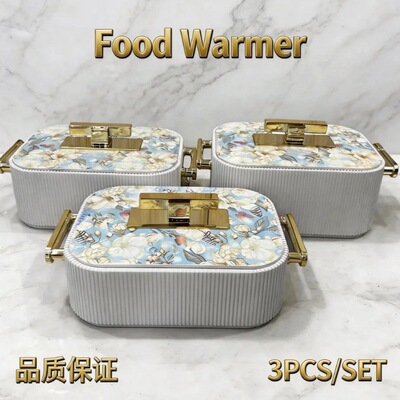 New Food Warmer Container 3PCS 新款外贸跨境保温饭盒 3L-4L-5L
