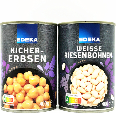 德国埃德卡鹰嘴豆白芸豆罐头