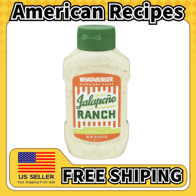 美国直邮Whataburger Jalapeno Ranch Salad Drassing 蔬菜沙拉酱