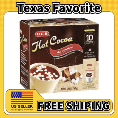 美国直邮HEB Hot Cocoa with Marshmallows 棉花糖热可可粉168g