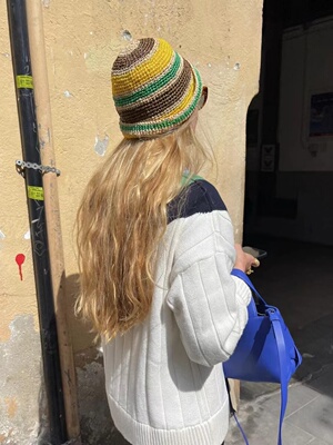 春夏新款针织帽时尚出游