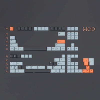 Epbt 菜菜 燃冰-Flaming ice键帽 热升华pbt