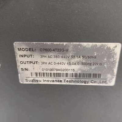 台州设备汇川变频器CP600-4T22G-V 22kw