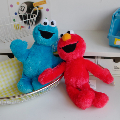 芝麻街毛绒公仔外贸原单艾莫饼干怪玩具娃娃公仔玩偶ELMO卡通