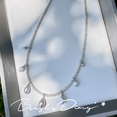 春时的雨丨水滴满天星造型设计款小米链Beryl's Diary