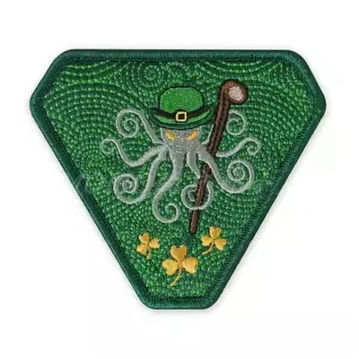 正品现货 PDW SPD Paddy Kraken Morale Patch 圣帕特里克节臂章
