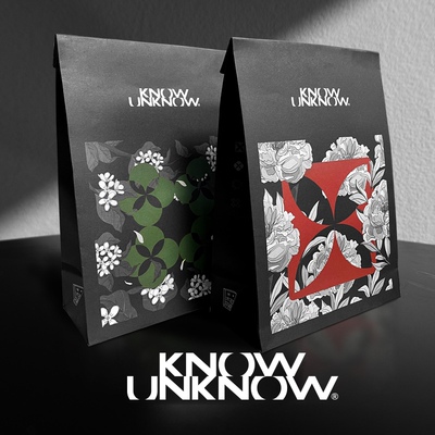 KNOWUNKNOW黑色礼品袋牛皮纸品牌