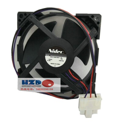 包邮全新U92C12MS7BA3-52冰箱冷藏散热风扇Nidec 12V 9CM Z20