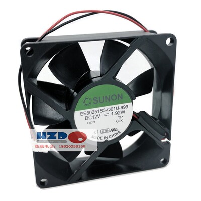 EE80251S3-Q01U-999全新原装SUNON 8025 12V散热风扇8CM 2线