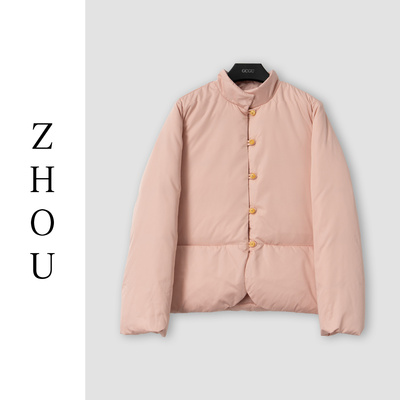 （周哥甄选）粉色羽绒外套-31729