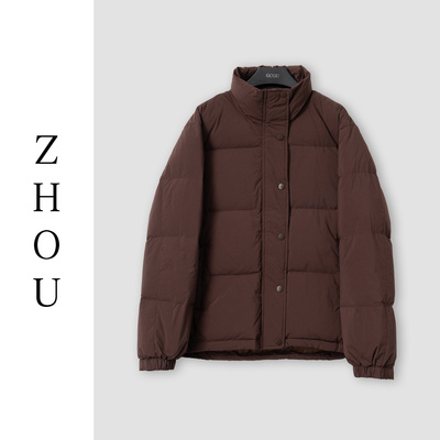 （周哥甄选）拿铁咖羽绒服-9837