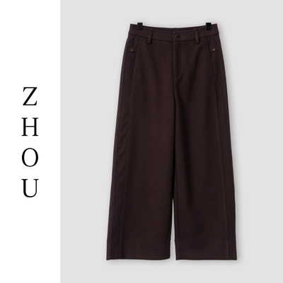 （周哥甄选）紫色休闲裤-32696