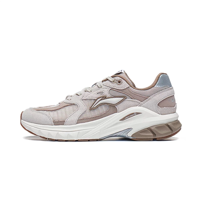 中国李宁烈骏RUNNER女子回弹潮流复古运动休闲鞋跑步鞋AZGT012