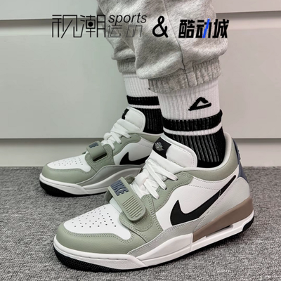 AJ312白绿男运动休闲复古篮球鞋