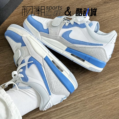 AJ312白蓝大童复古休闲篮球板鞋