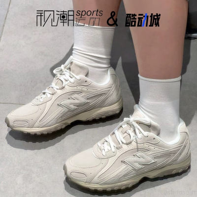 NB204L米白色复古运动休闲薄底鞋