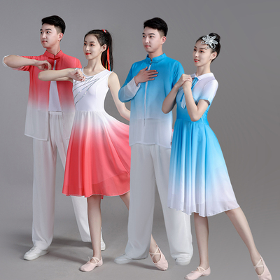 中学生大合唱团朗诵群体表演服装新款青春活力现代舞蹈演出服套装