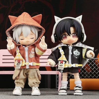 OB11娃衣狐狸外套熊猫卫衣Molly娃娃衣服12分bjdGSC素体UFdoll