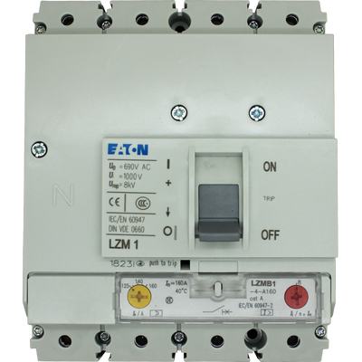 伊顿LZMB1-4-A160漏电保护断路器 塑壳漏保空气开关 真空低压空开